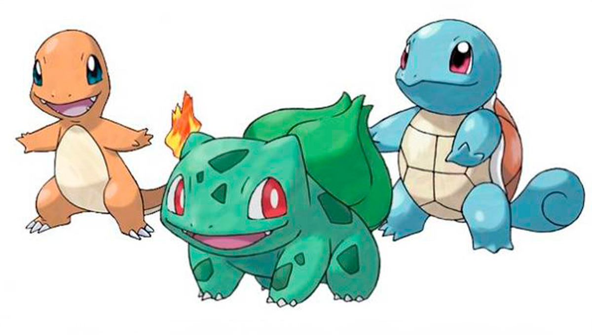 Quais são os Pokémon iniciais de cada geração?